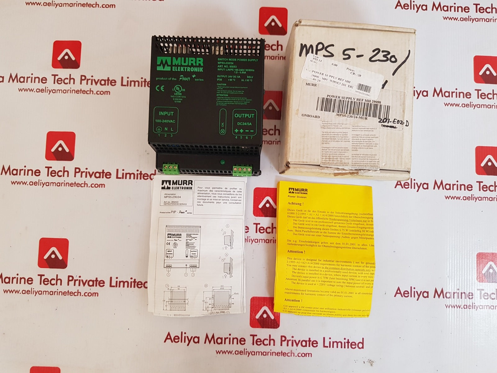 Murr mps5-230/24 switch mode power supply – Aeliya Marine Tech