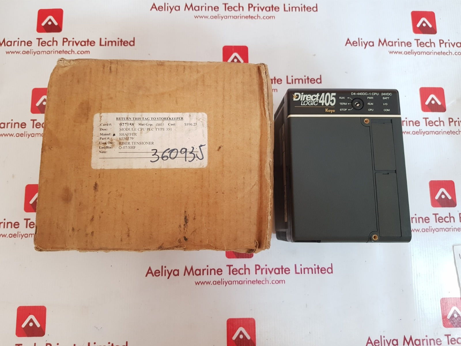 Koyo direct logic 405 d4-440dc-1 cpu module – Aeliya Marine Tech