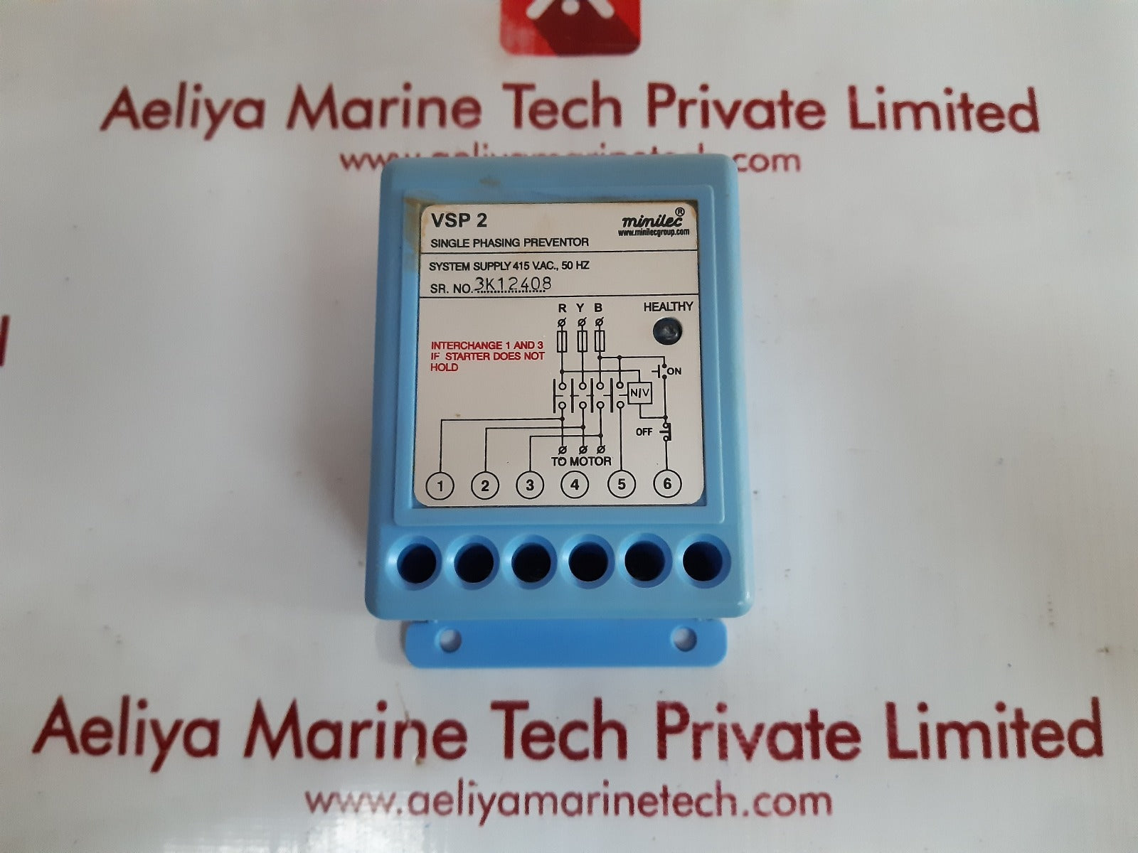 Minilec vsp 2 single phasing preventor – Aeliya Marine Tech