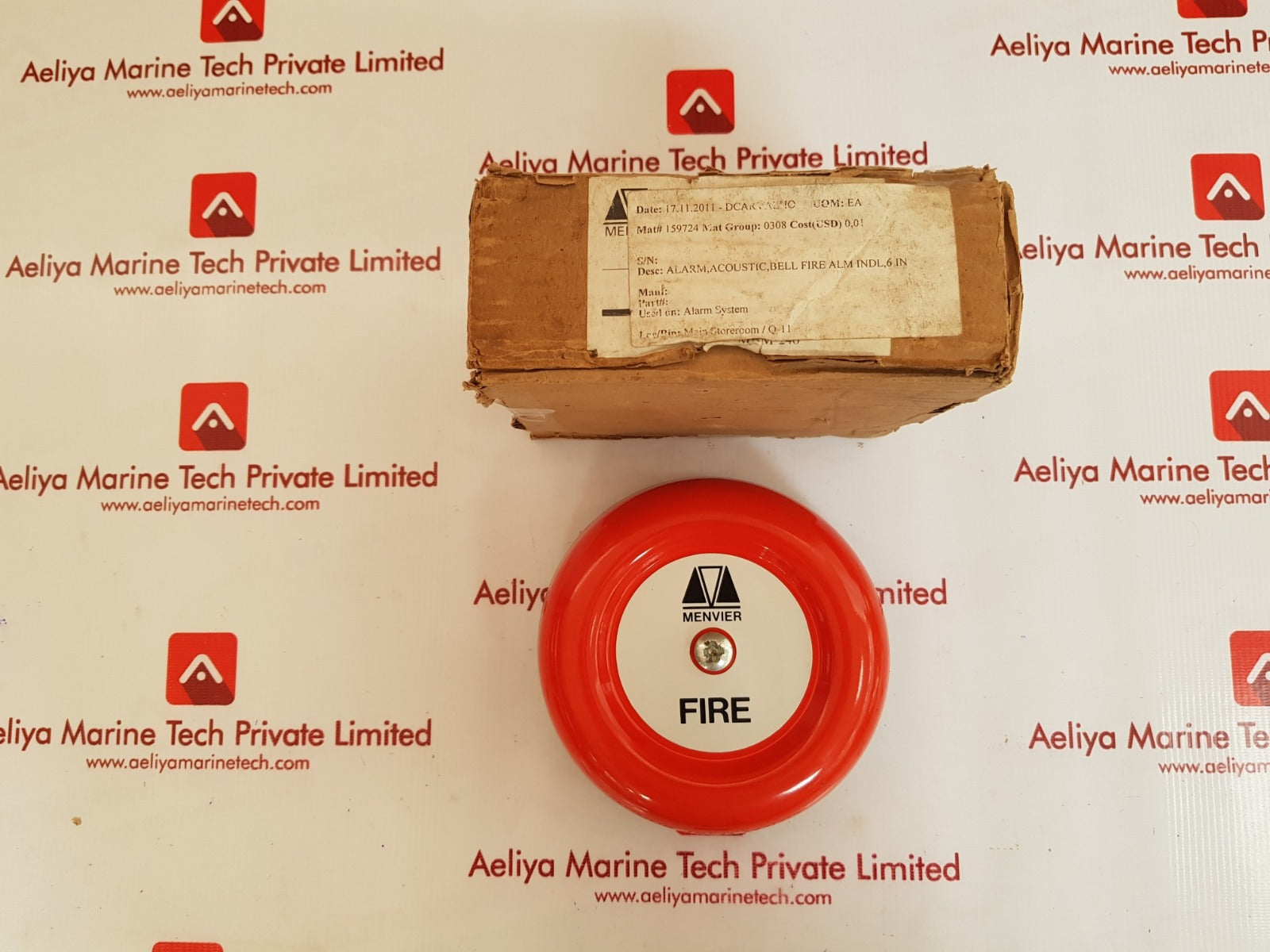 Menvier fire alarm bells – Aeliya Marine Tech®