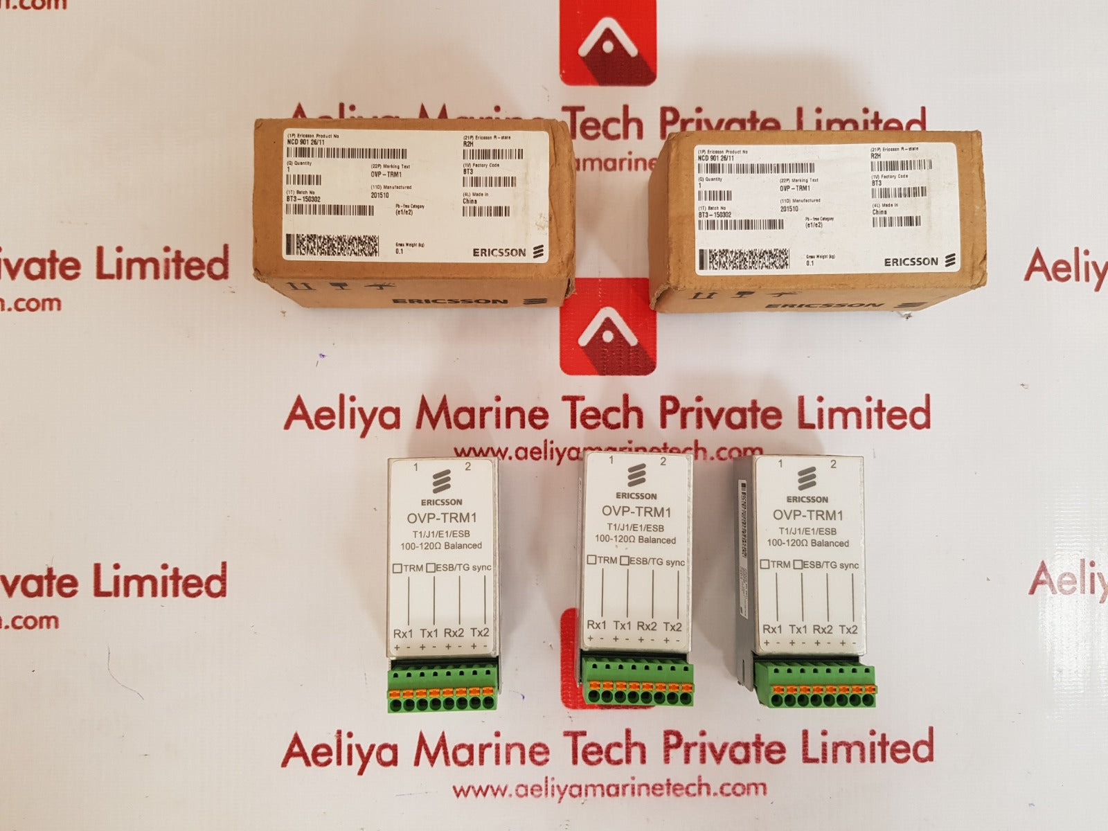 Lot Of 6X Ericsson Ovp-Trm1 Overvoltage Arrestor – Aeliya Marine Tech