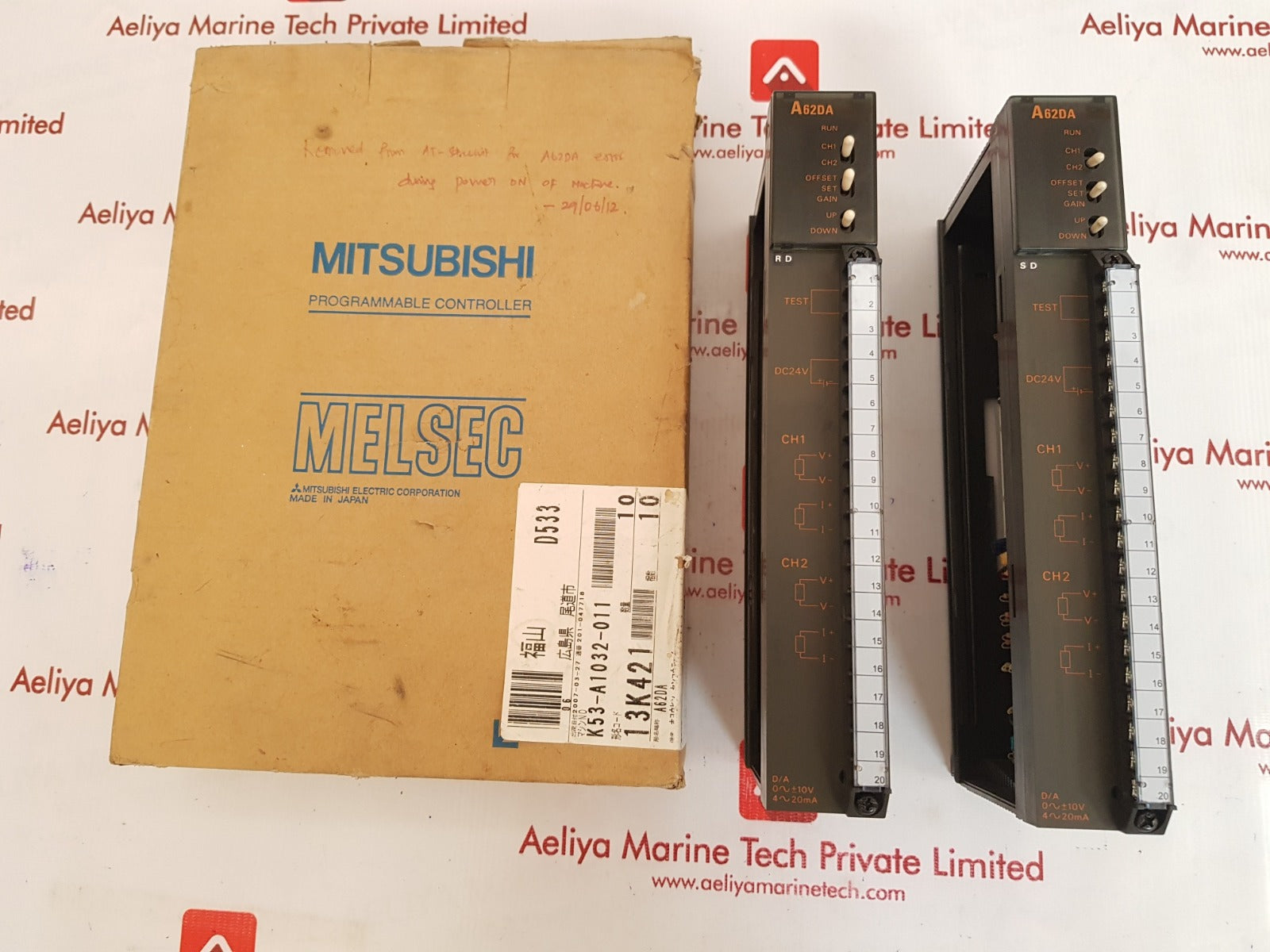 Mitsubishi electric a62da programmable controller – Aeliya Marine Tech®