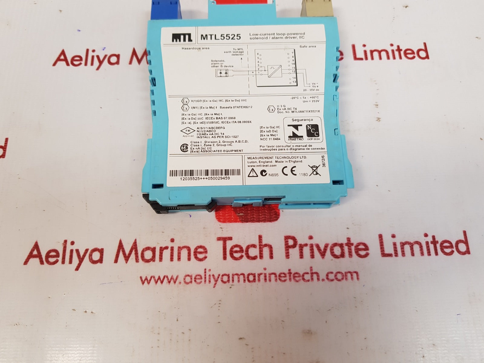 Mtl mtl5525 solenoid/alarm driver – Aeliya Marine Tech