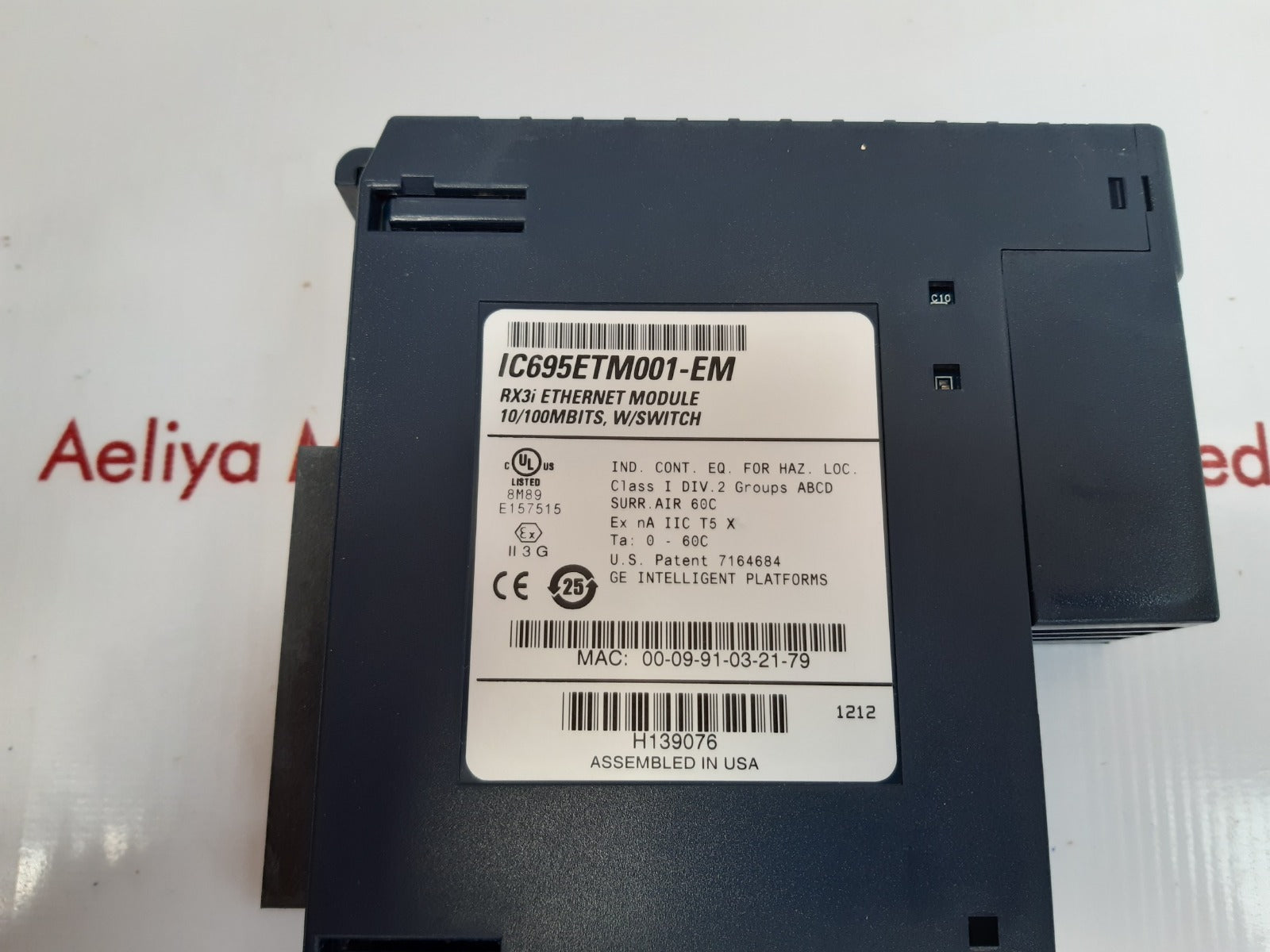 Ge fanuc ic695etm001-em ethernet interface module – Aeliya Marine Tech