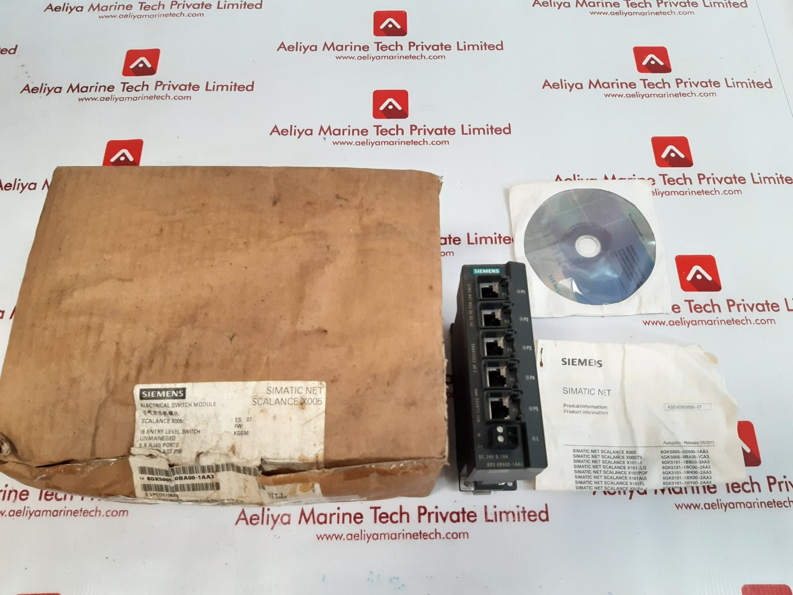 Siemens 6gk5005-0ba00-1aa3 scalance x005 ethernet switch – Aeliya ...