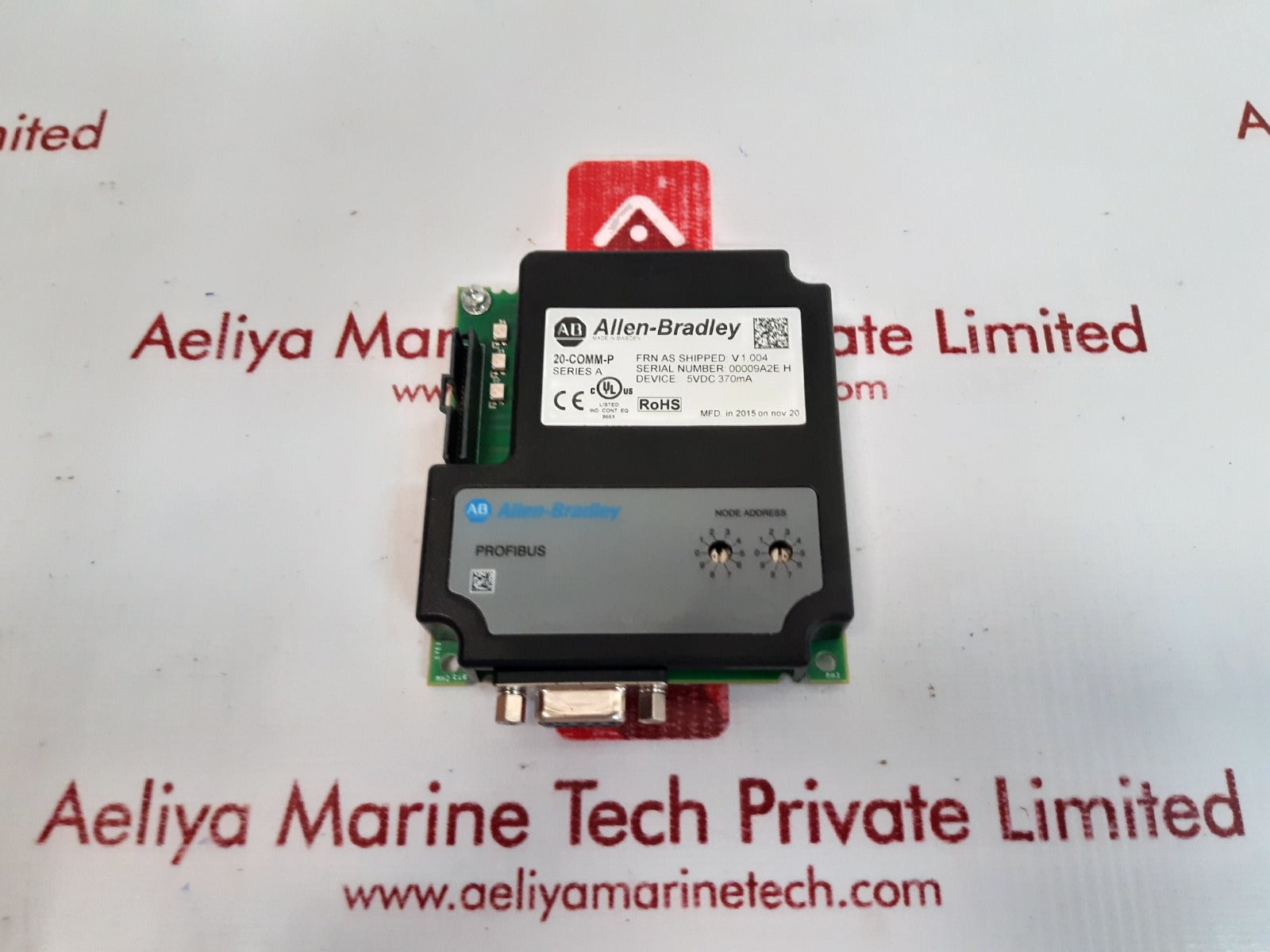 Allen bradley 20-comm-p powerflex profibus communication adapter ...