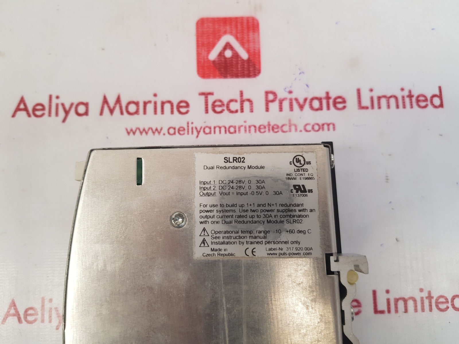 Puls slr 02 dual redundancy module – Aeliya Marine Tech