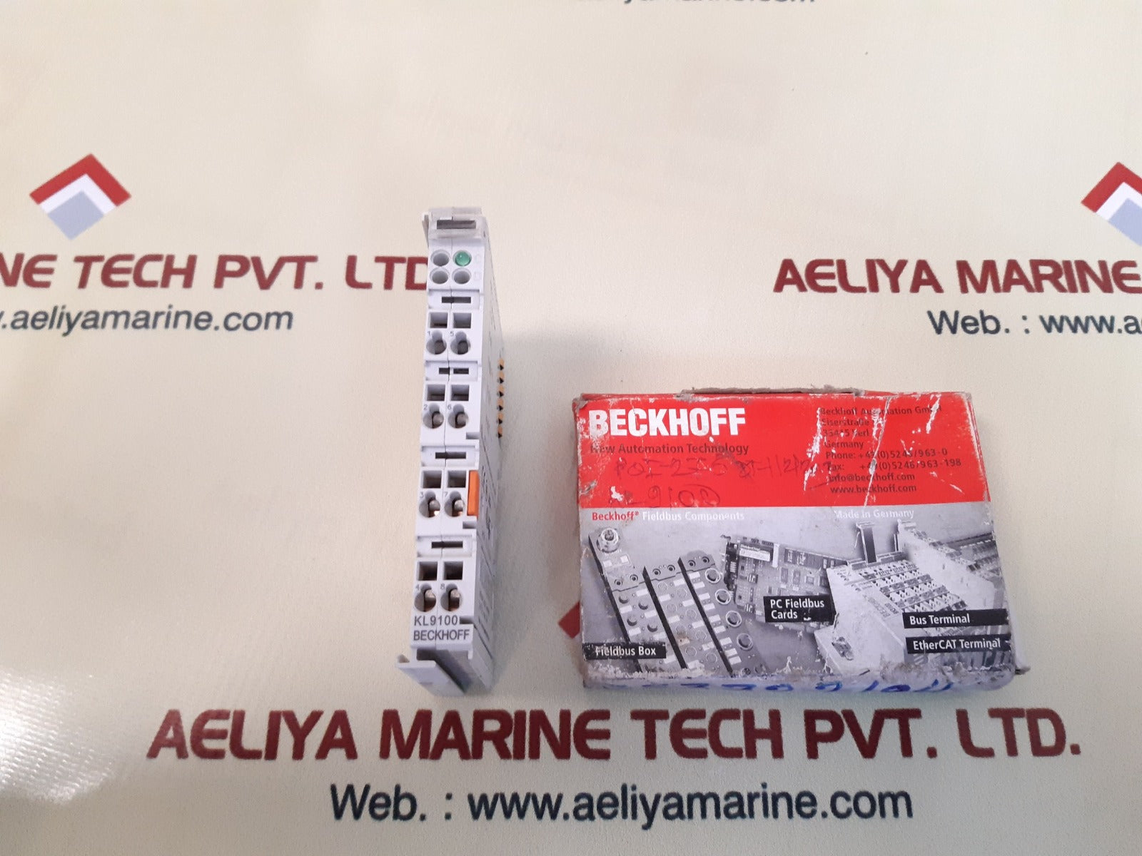 Beckhoff kl9100 voltage supply terminal – Aeliya Marine Tech