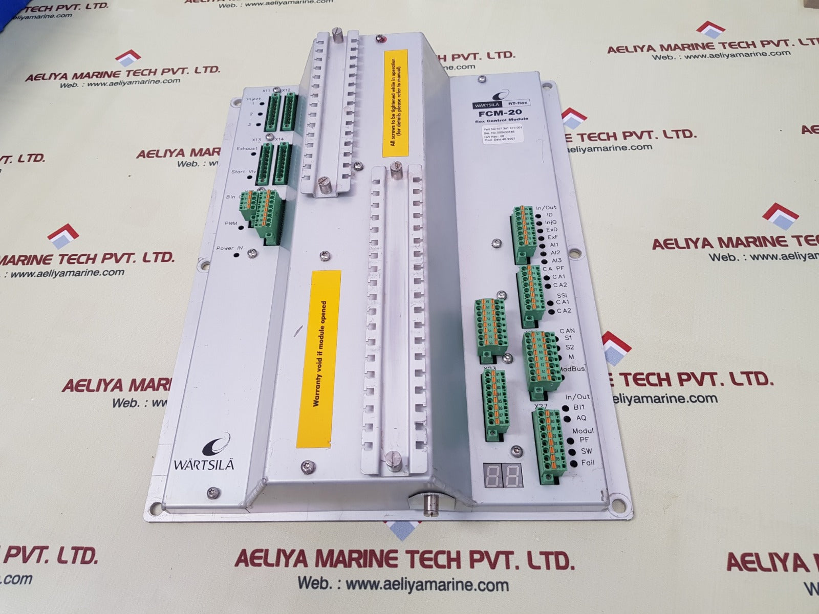 Wartsila rt-flex fcm-20 flex control module 107 341 473 001 – Aeliya ...