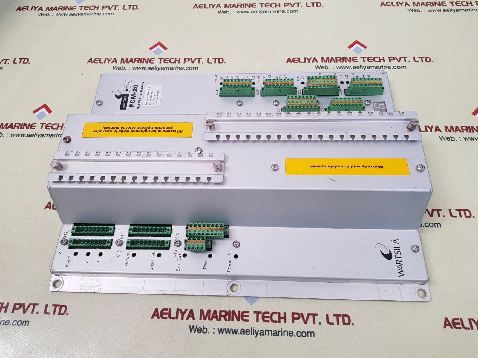 Wartsila rt-flex fcm-20 flex control module 107 341 473 001 – Aeliya ...