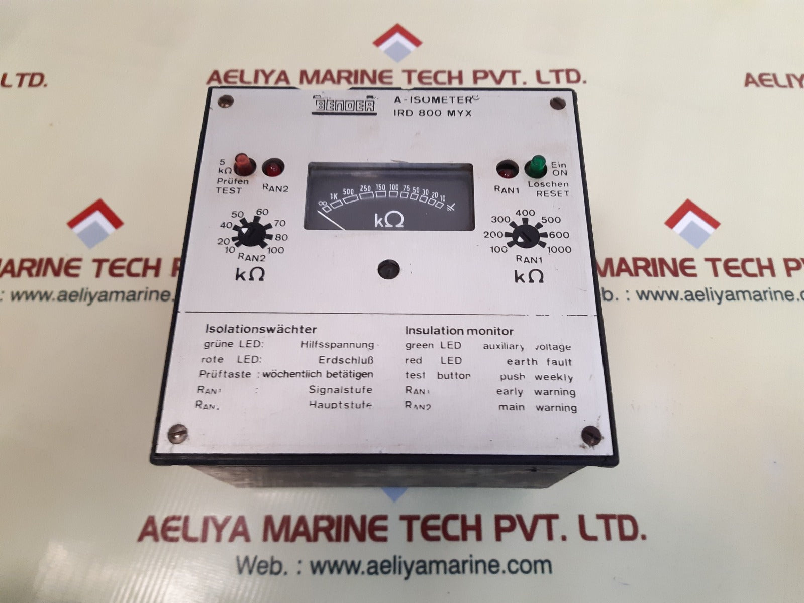 Bender ird 800 myx isolation monitoring device – Aeliya Marine Tech