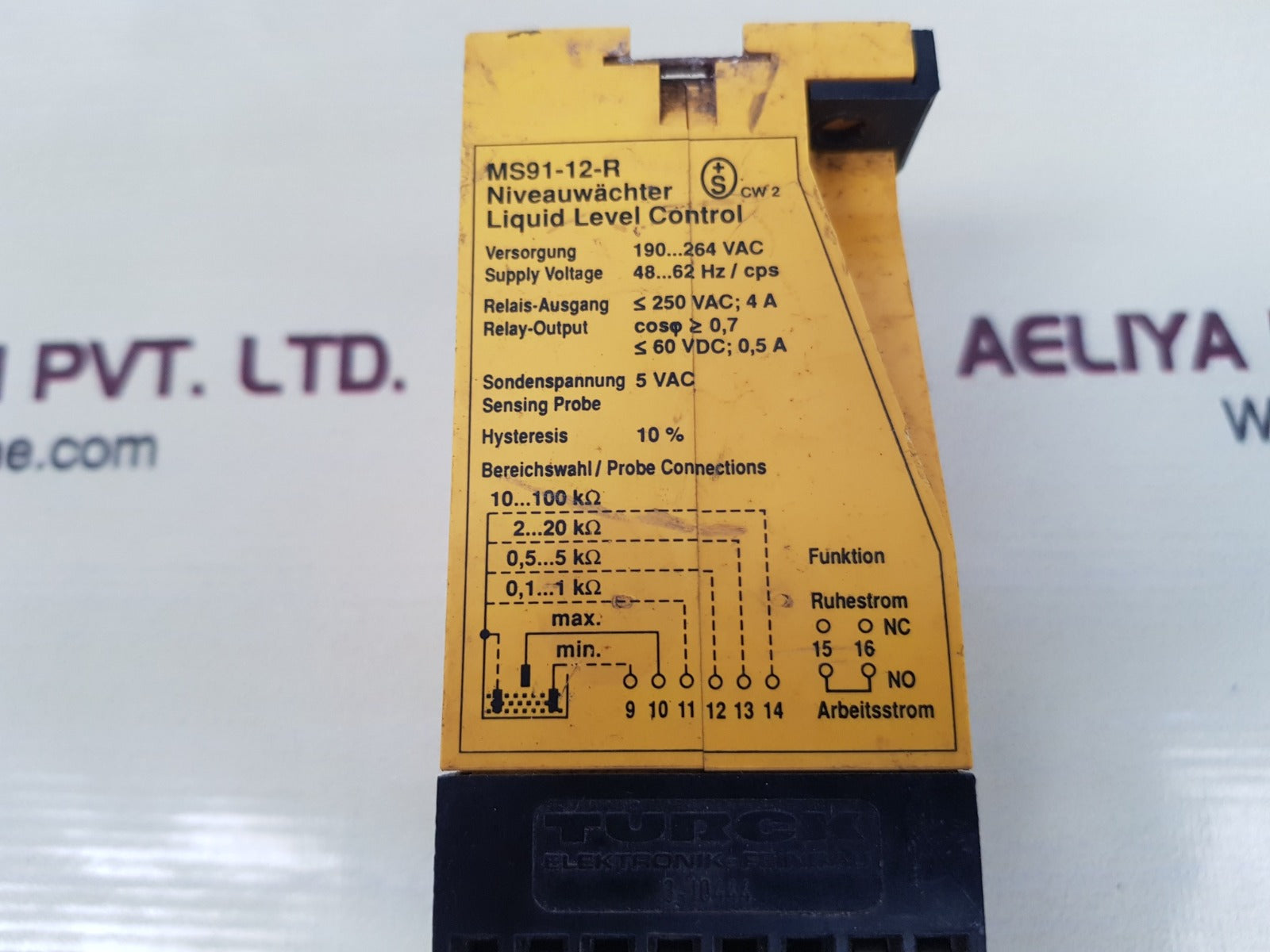 Turck ms91-12-r multi safe liquid level control – Aeliya Marine Tech