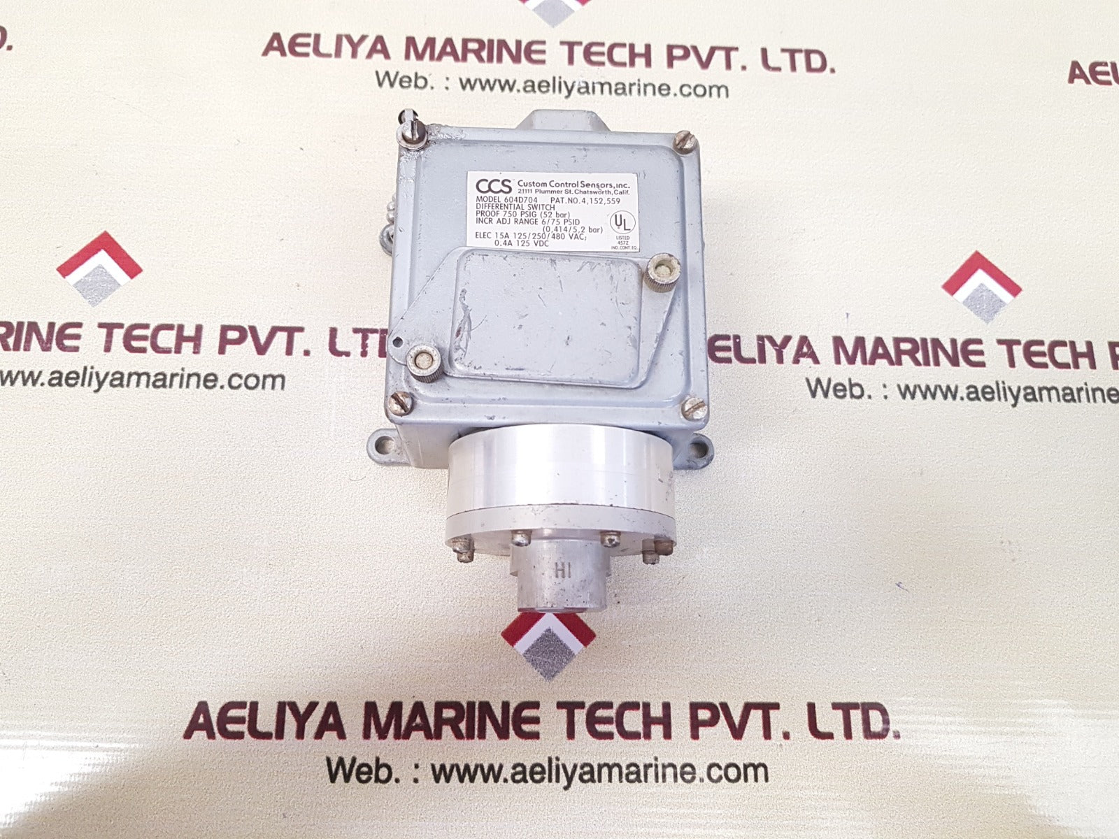 Ccs 604d704 differential pressure switch 4,152,559 – Aeliya Marine Tech