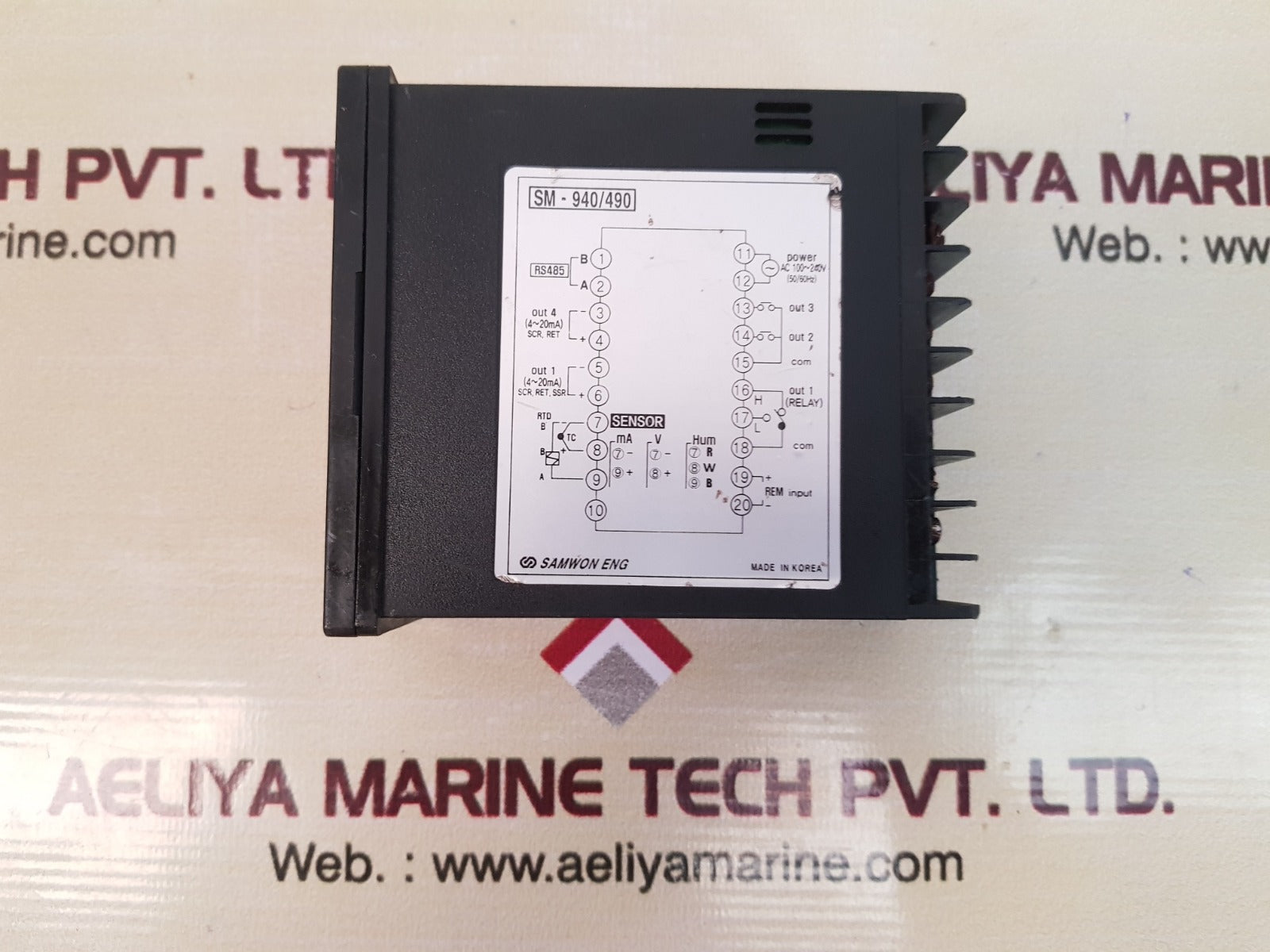 Samwon sm-940/490 temperature & humidity controllers sm-940a – Aeliya Marine Tech