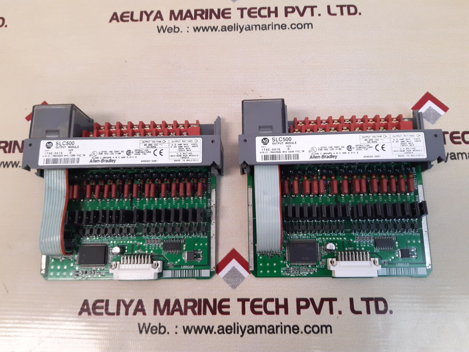 Allen-bradley 1746-0a16 slc500 output module – Aeliya Marine Tech