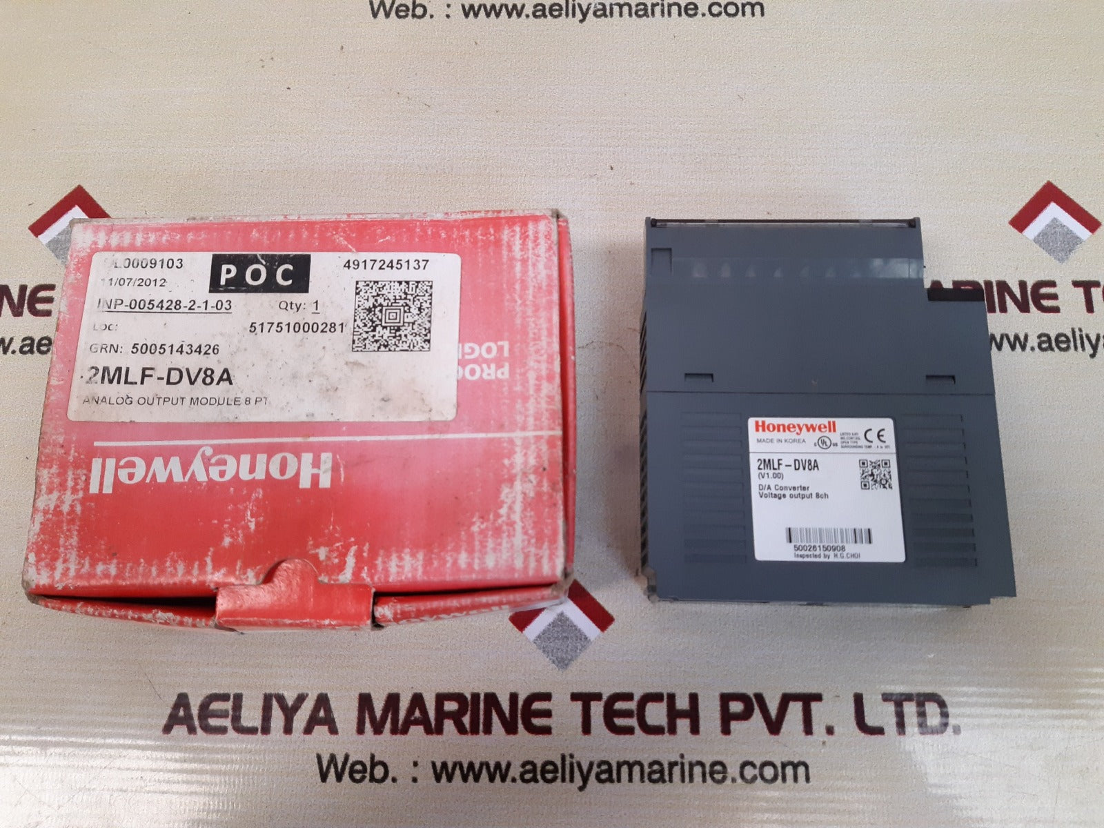 Honeywell 2mlf-dv8a analog output module – Aeliya Marine Tech®