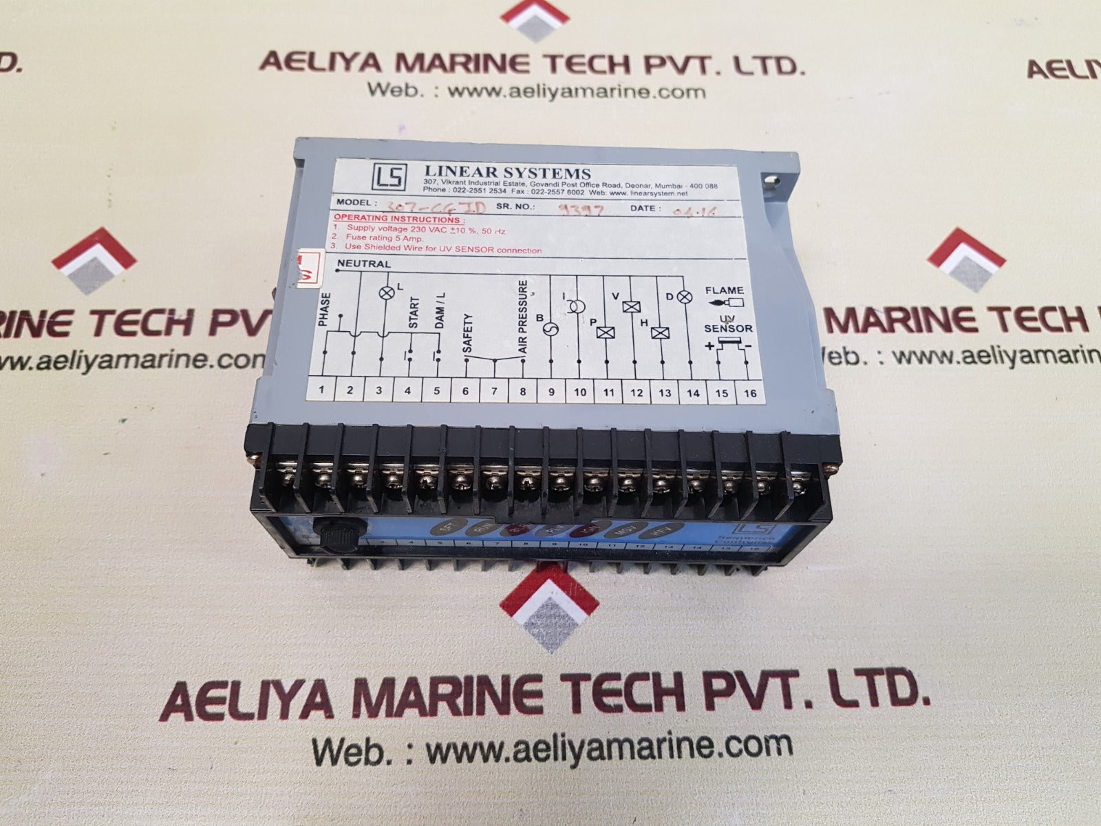 Linear systems 307-cgid sequence controller – Aeliya Marine Tech