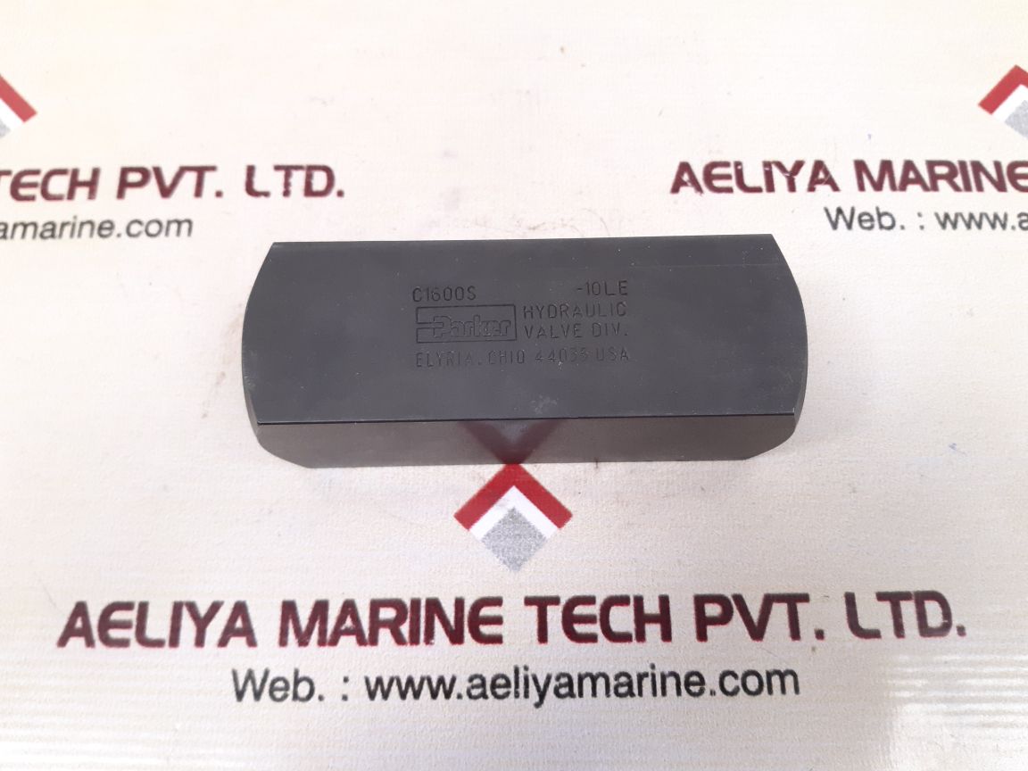 Parker c1600s hydraulic check valve new – Aeliya Marine Tech