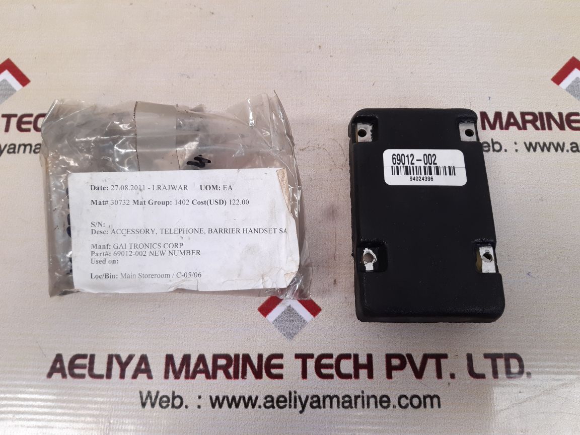 Gai-tronics 69012-002 handset safety barrier – Aeliya Marine Tech
