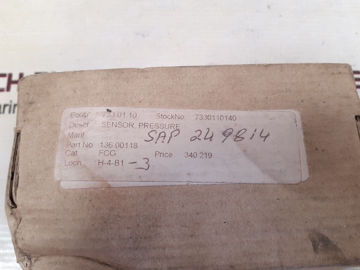 Condor 501.99005 pressure sensor – Aeliya Marine Tech