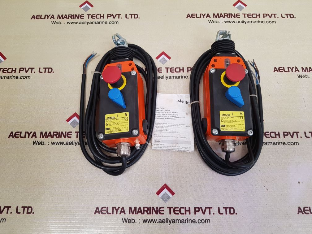 Steute ex zs 80 1o/ 1s wvd emergency pull-wire switch with safety ...