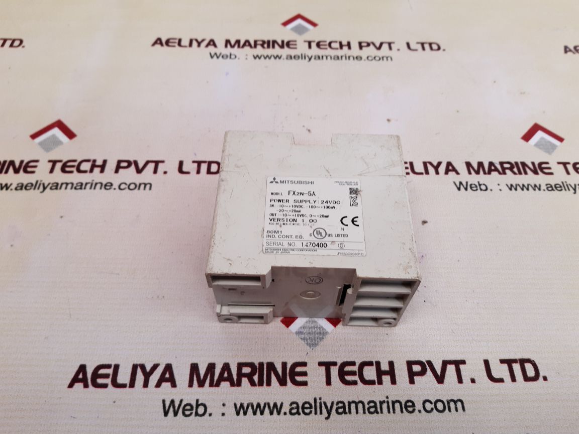Mitsubishi fx2n-5a programmable controller used – Aeliya Marine Tech