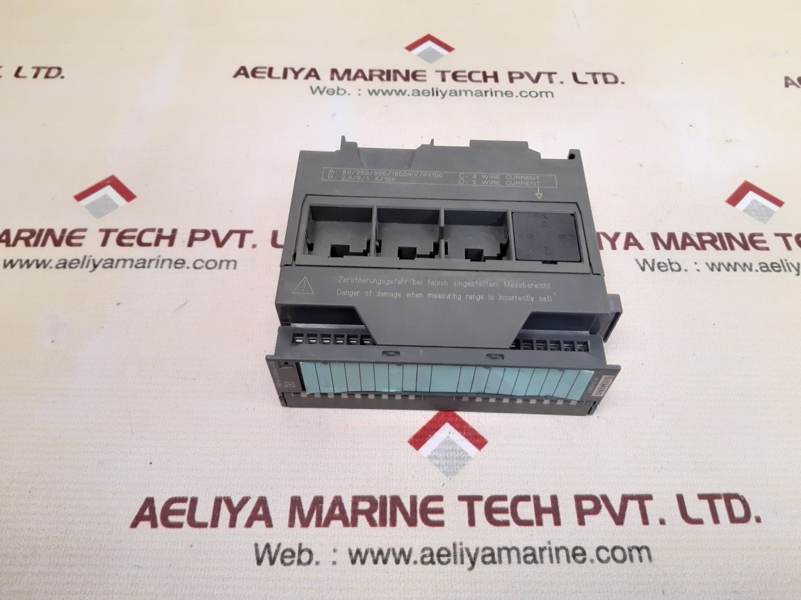 Siemens simatic s7 6es7 331-7kb02-0ab0 analog input module e-stand: 5 ...