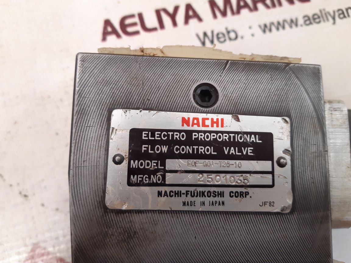 Nachi e0f-g01-t25-10 flow control valve – Aeliya Marine Tech