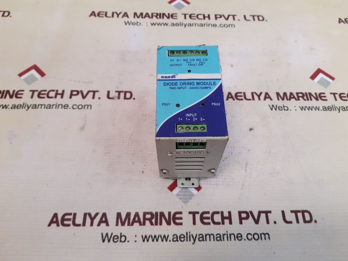 Nandi powertronics diode oring module – Aeliya Marine Tech