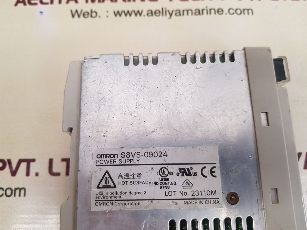 Omron s8vs-09024 power supply used – Aeliya Marine Tech