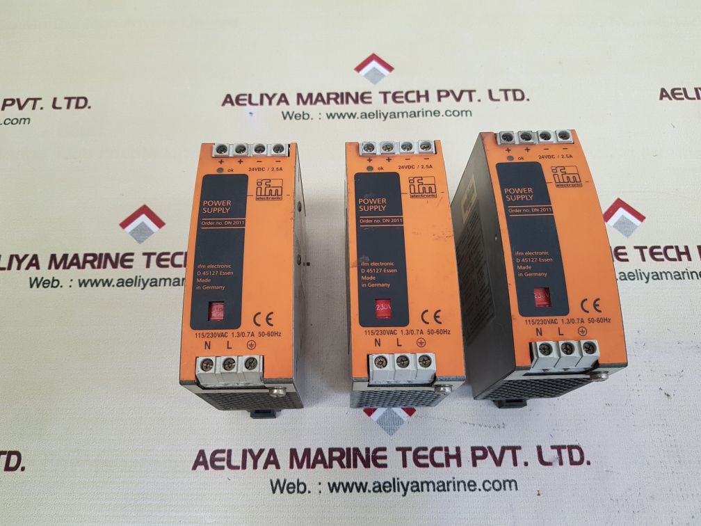 Ifm sl2.502 dn 2011 24vdc/2.5a power supply – Aeliya Marine Tech