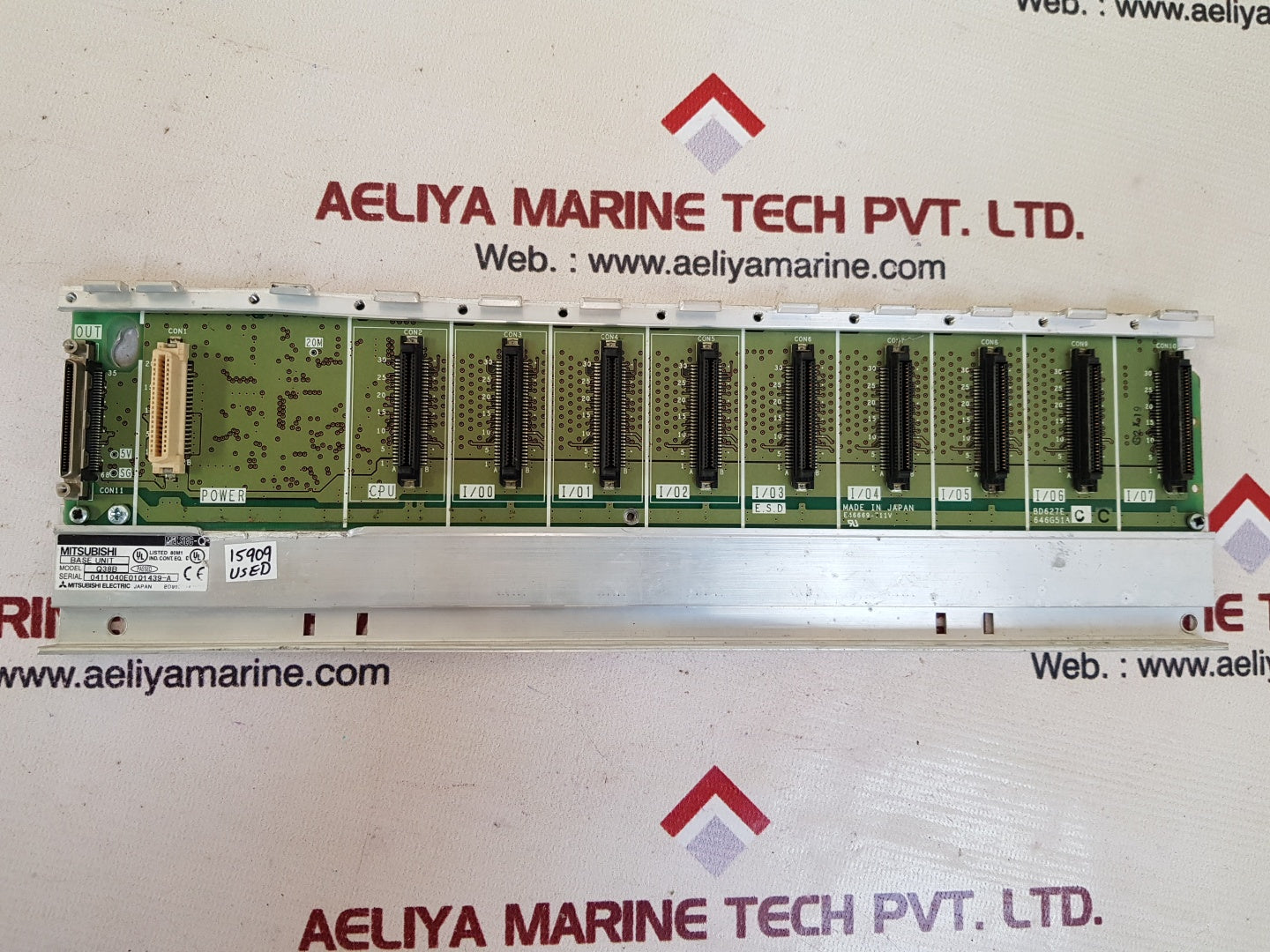 Mitsubishi melsec-q q38b base unit – Aeliya Marine Tech®