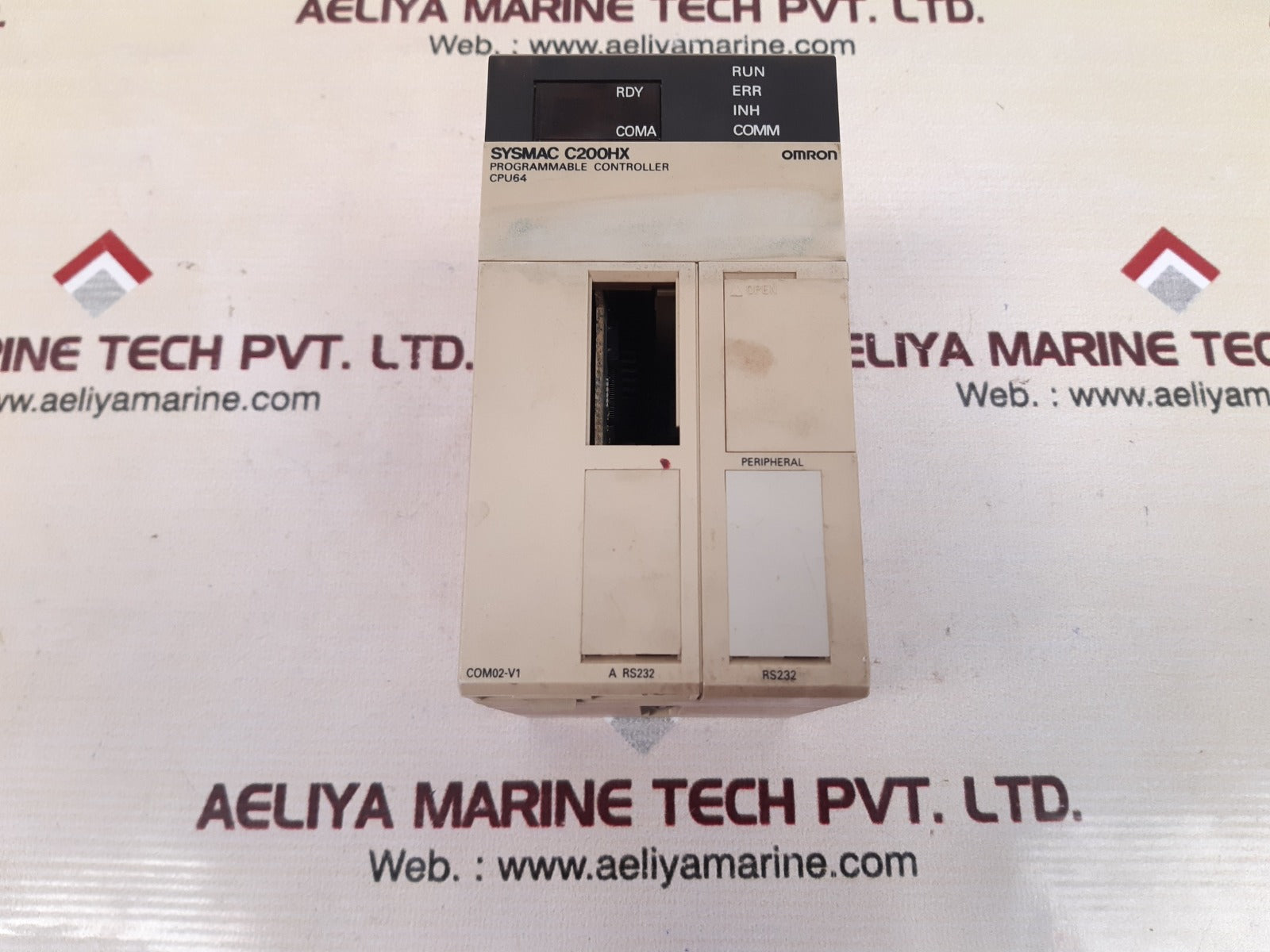 Omron sysmac c200hx-cpu64cpu unit with c200hw-com02-v1 plc module ...