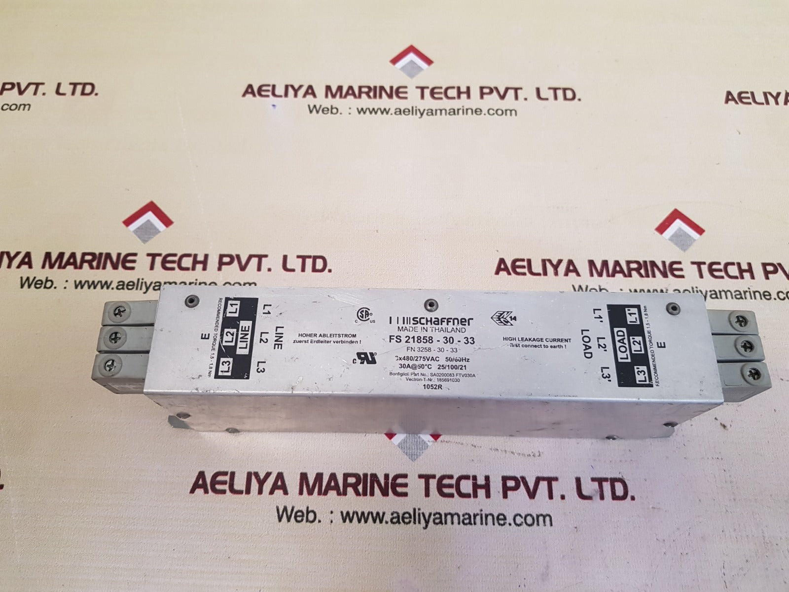 Schaffner fn 3258-30-33 power line filters – Aeliya Marine Tech