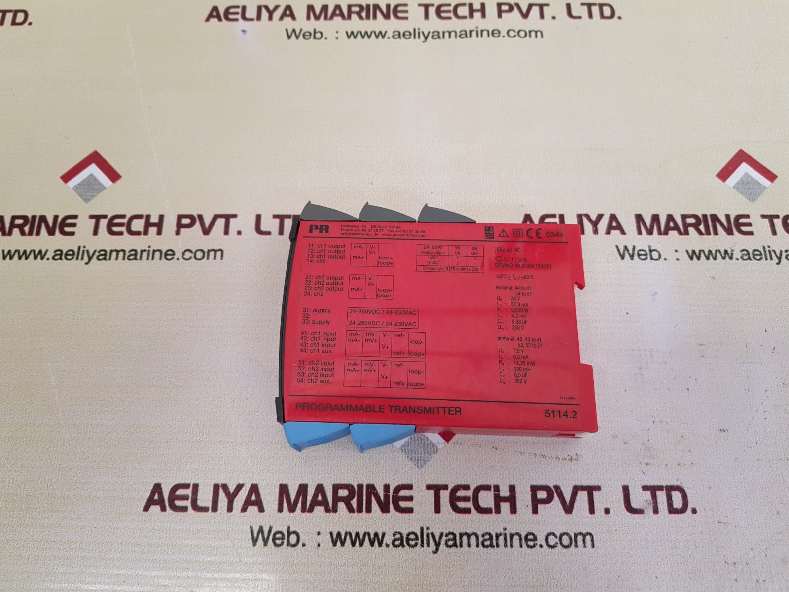 PR Electronics 5114.2 Programmable Signal Transmitter – Aeliya Marine Tech