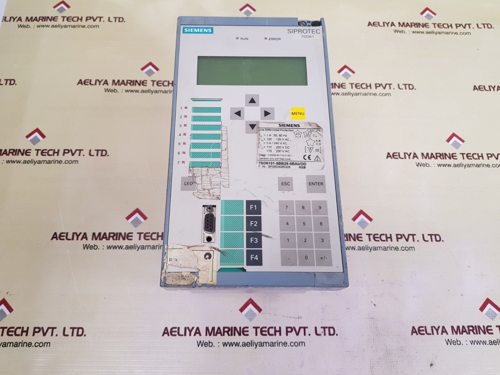 Siemens siprotec 7sd61 line differential protection relay 7sd6101-5bb29 ...