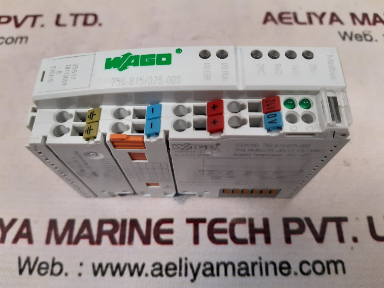 Wago 750-815/025-000 programmable logic controller 24v dc – Aeliya ...