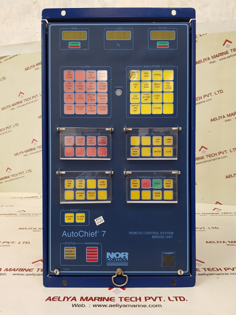 Norcontrol/Kongsberg ac7wh remote control system autochief 7 bridge ...