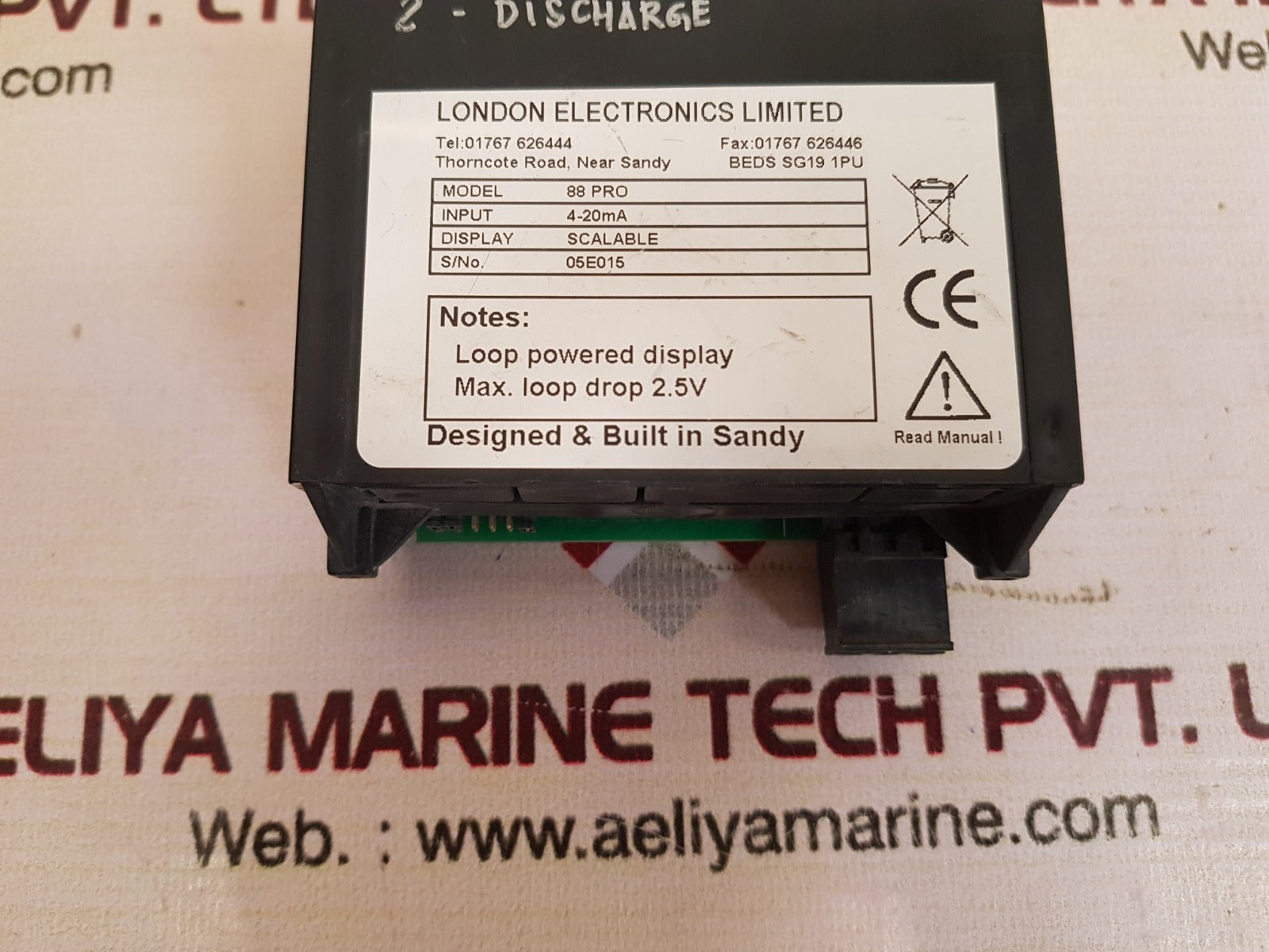 London electronics 88 pro 4-20ma loop powered display meter – Aeliya ...