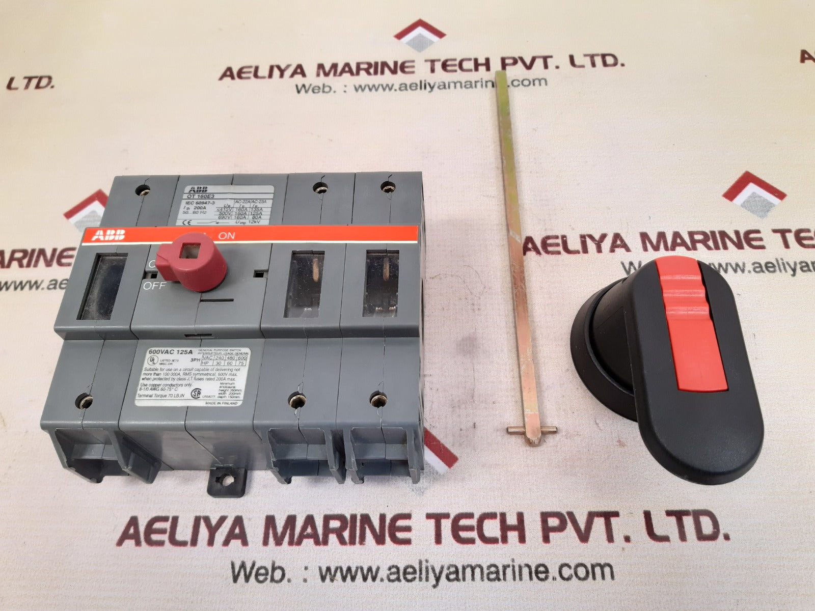 Abb ot160e3 disconnect switch 200a – Aeliya Marine Tech