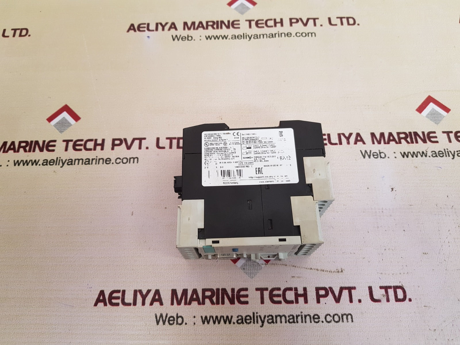 Siemens simocode pro c 3uf7000-1au00-0 control module – Aeliya Marine Tech
