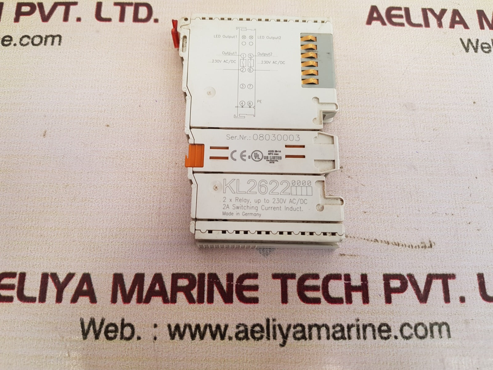 Beckhoff kl2622 2-channel switching current induct – Aeliya Marine Tech®