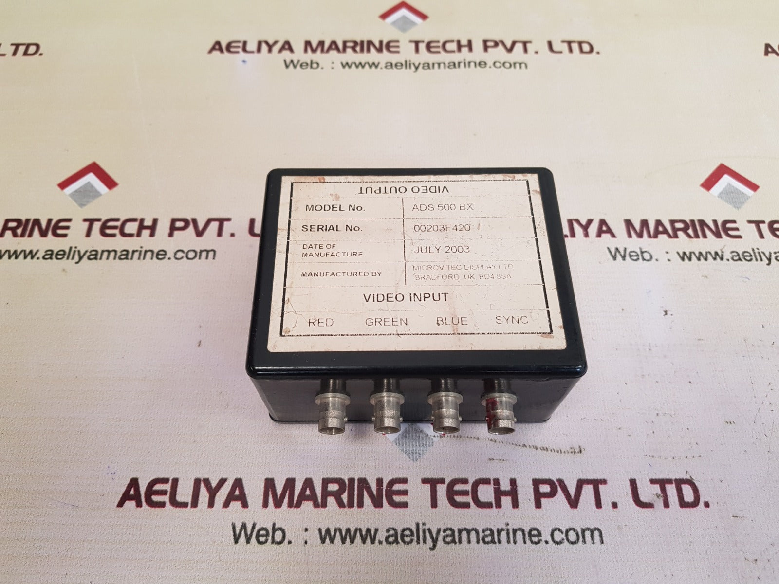 Microvitec display ads 500 bx – Aeliya Marine Tech