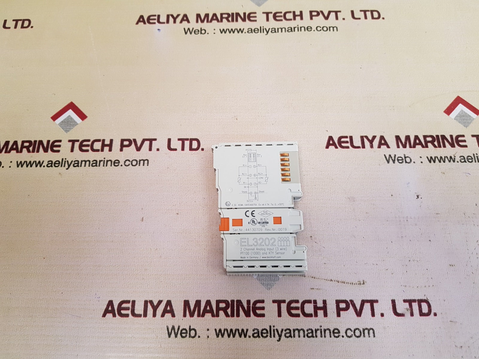 Beckhoff el3202 2 channel analog input pt100 module – Aeliya Marine Tech