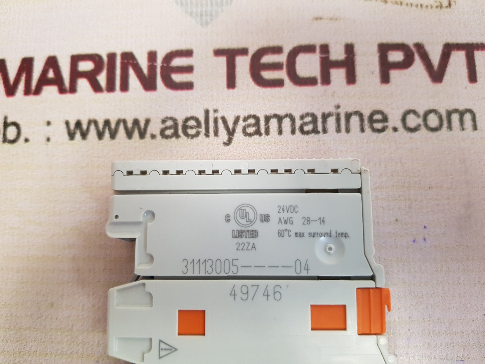 Wago 750-454/025-000 analog input module used – Aeliya Marine Tech®