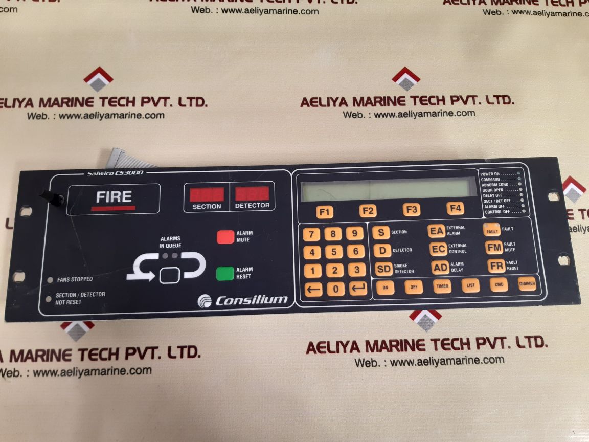 Consilium salwico cs3000 fire alarm syatem Used – Aeliya Marine Tech