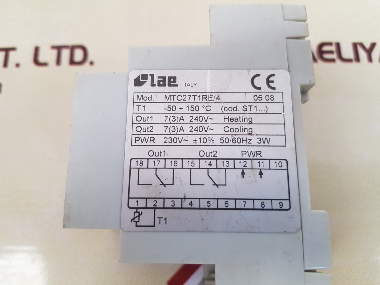Lae mtc 27 electronic temperature controller – Aeliya Marine Tech