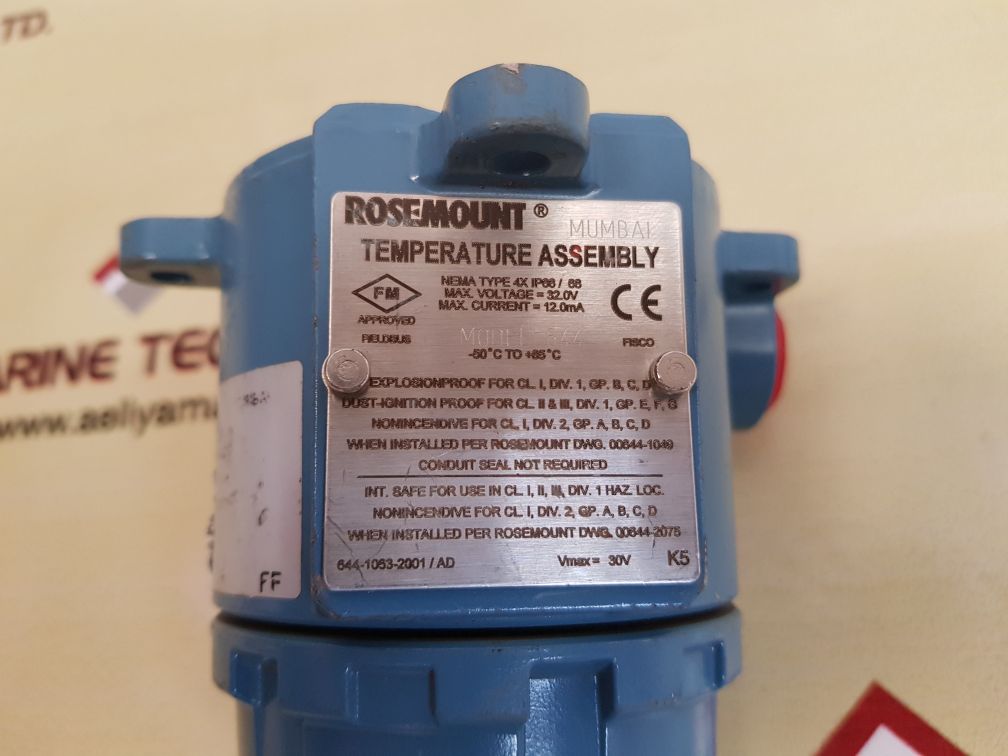 Rosemount 644 temperature assembly – Aeliya Marine Tech
