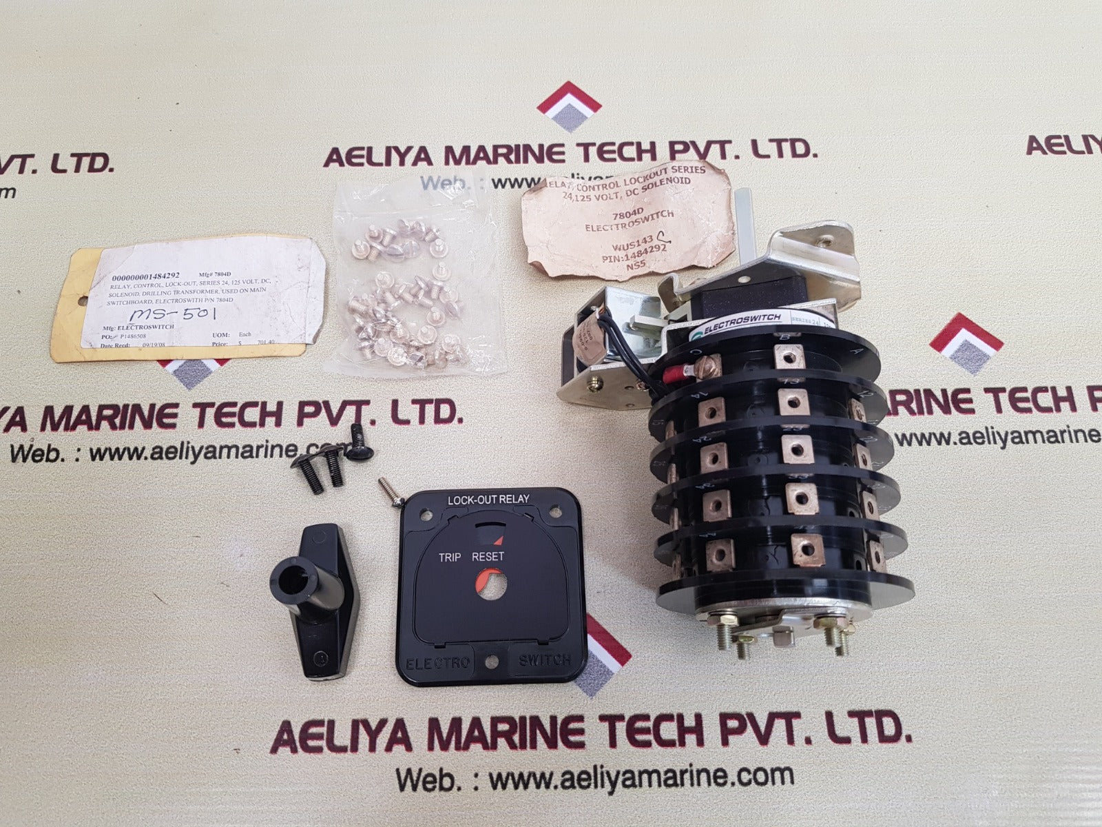 Electroswitch 7804d rotary switch lock out relay – Aeliya Marine Tech