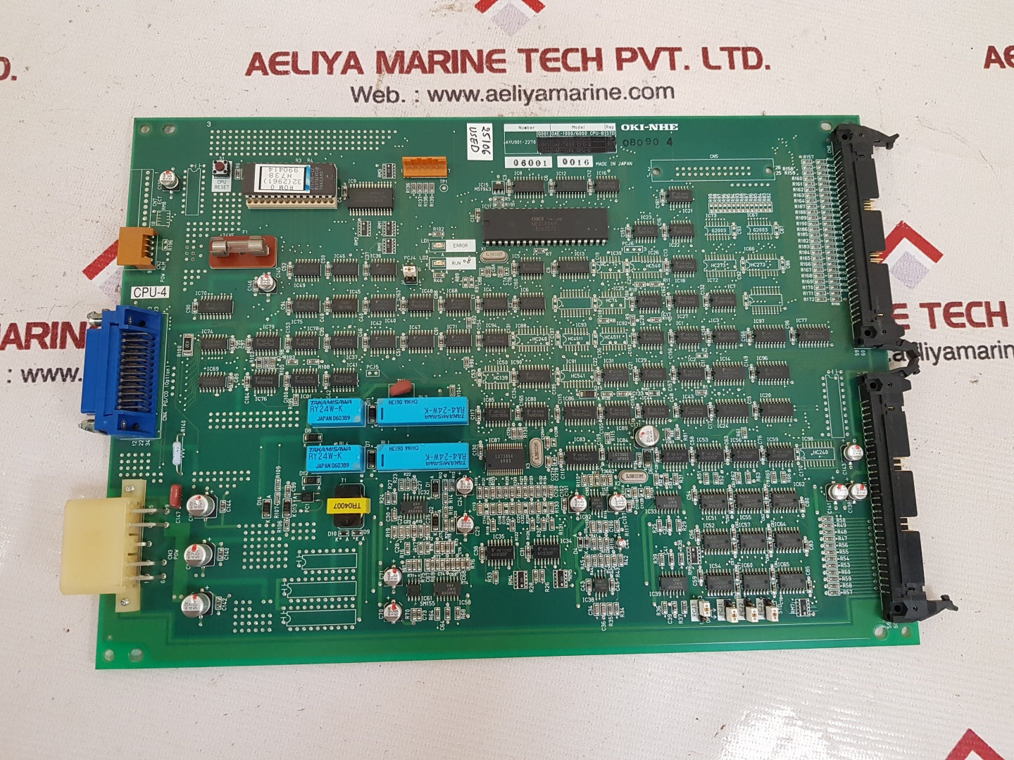 Oki-nhe 0ae-1000/6000 cpu-b pcb card – Aeliya Marine Tech